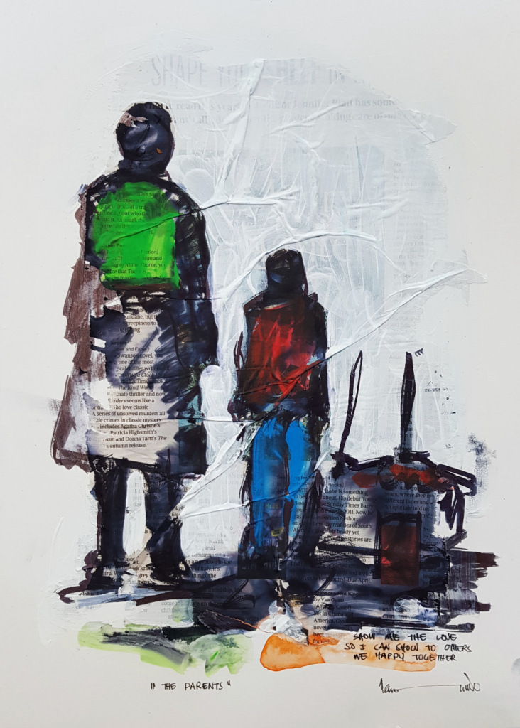 Nthando Ngwenya - Various Scenes (SOLD) - Lonehill Art Gallery