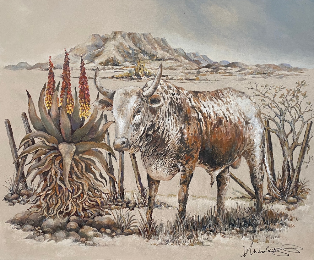 Peter Wooldridge - Standing Alone (910 x 760) - Lonehill Art Gallery